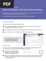 Accepting and Joining Teams Meetings | PDF