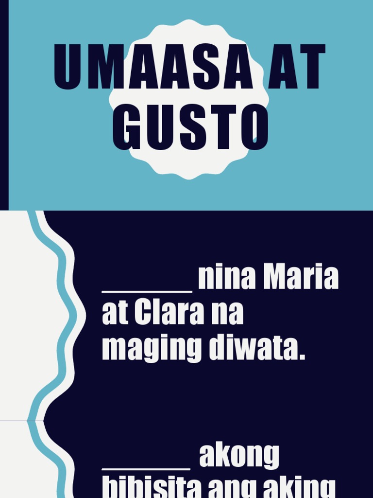 Umaasa at gusto