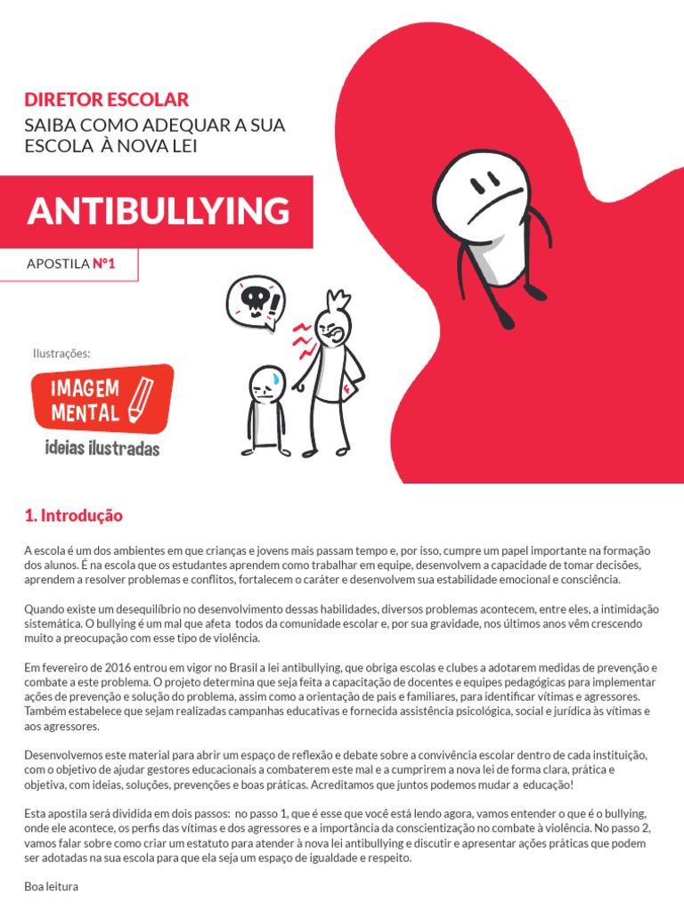 Ebook Bullying - Cartilha 1 | Download grátis PDF | Assédio moral ...