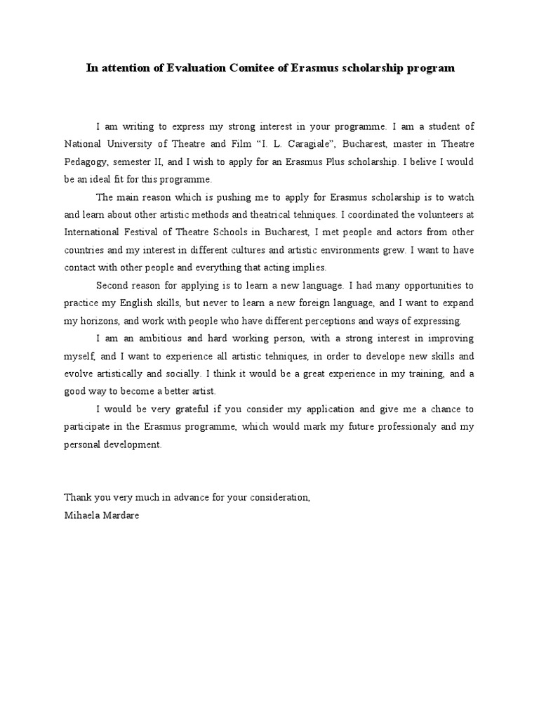 Letter-Of-Intent Model | PDF