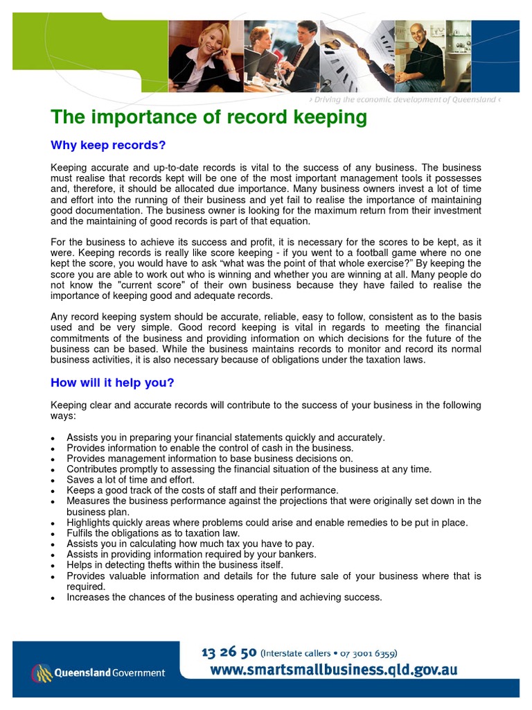 The Importance of Keeping Accurate Records: A Guide to Effective Record ...