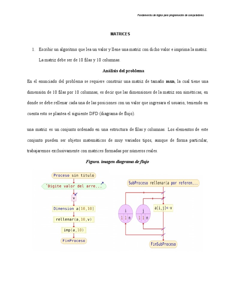 Capitulo 5 - Matrices - Modificado para Java | PDF | Matriz (Matemáticas) | Algoritmos