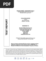 Salt Spray Test Report - Sample | PDF