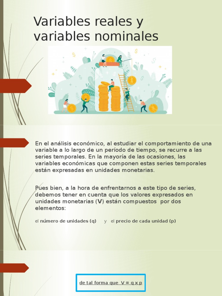 Variables Reales y Variables Nominales Macroeconomia | PDF ...