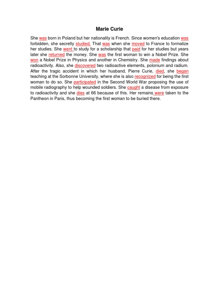 Marie Curie: Birth and Achievements | PDF | Social Science