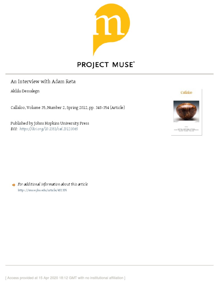 Adam Reta Interview | PDF | Labyrinth | Existentialism