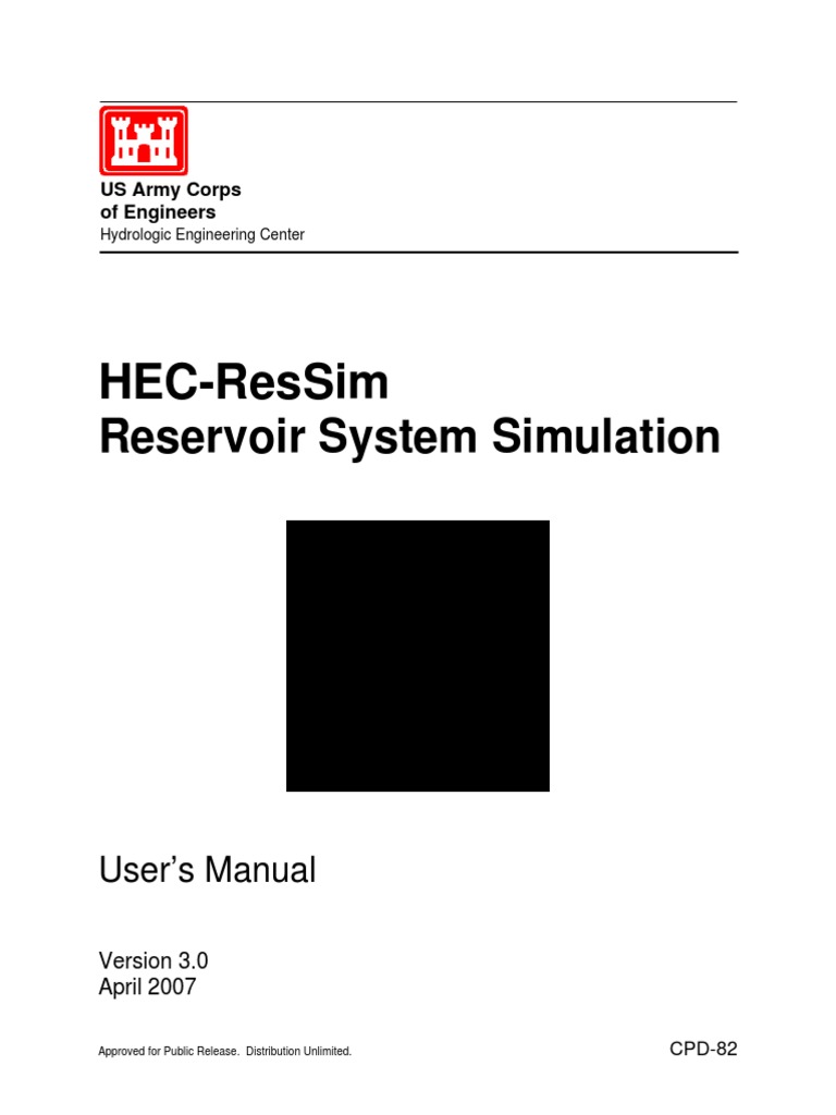 Hec Ressim 30 Usersmanual Pdf Pdf Simulation Reservoir
