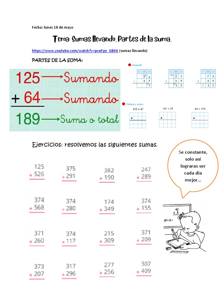 Sumas Llevando | PDF