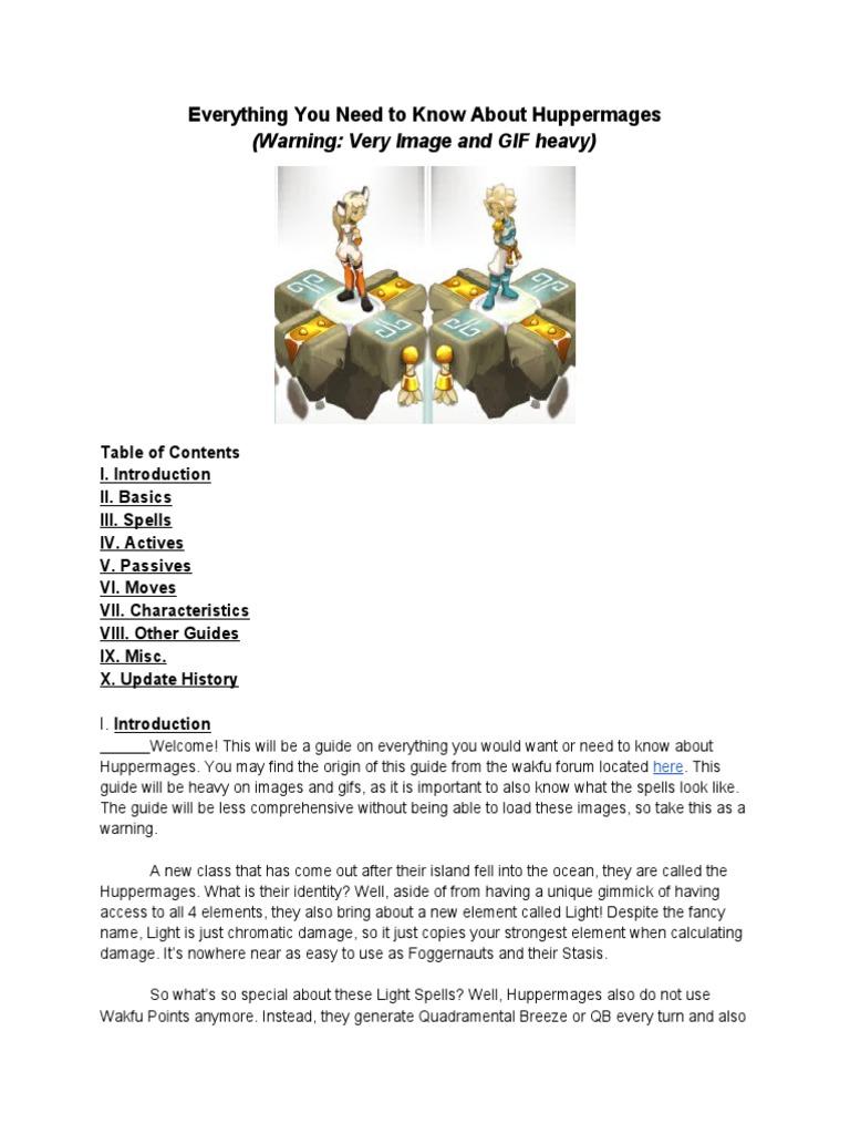 Huppermage Guide: Leveling & Builds 2025 | PDF | Fires | Water