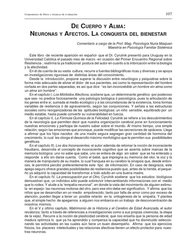Del Cuerpo Y Alma2 Pdf Pdf Memoria Sicología