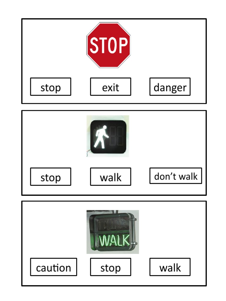 Stop Danger Exit: Don't Walk | PDF