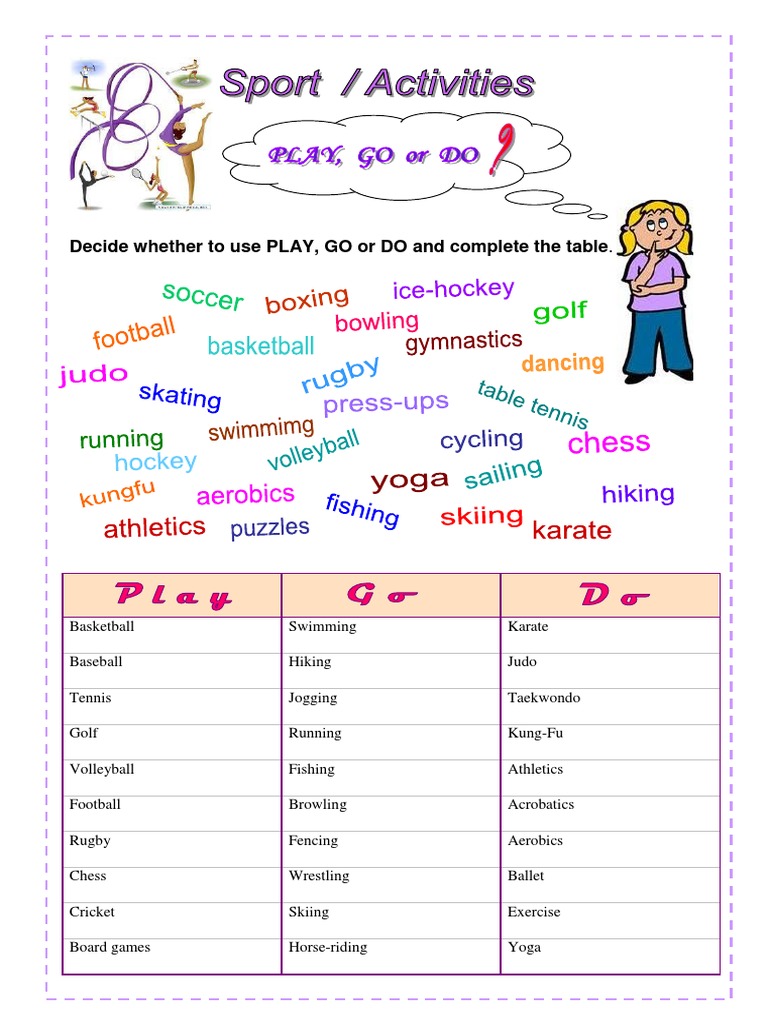 M2 Week 2 Present Continuous and Sports Activity PDF | PDF