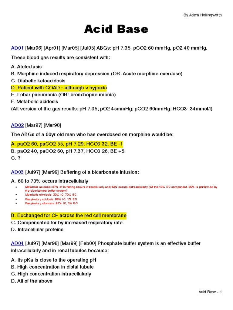 Interpreting Arterial Blood Gas Results: A Guide to Understanding Acid ...