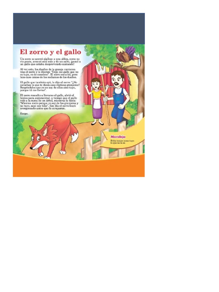 El Zorro y El Gallo | PDF