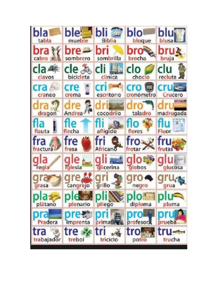 Juegos de memoria con sílabas compuestas | PDF | Filosofía | Religión y ...