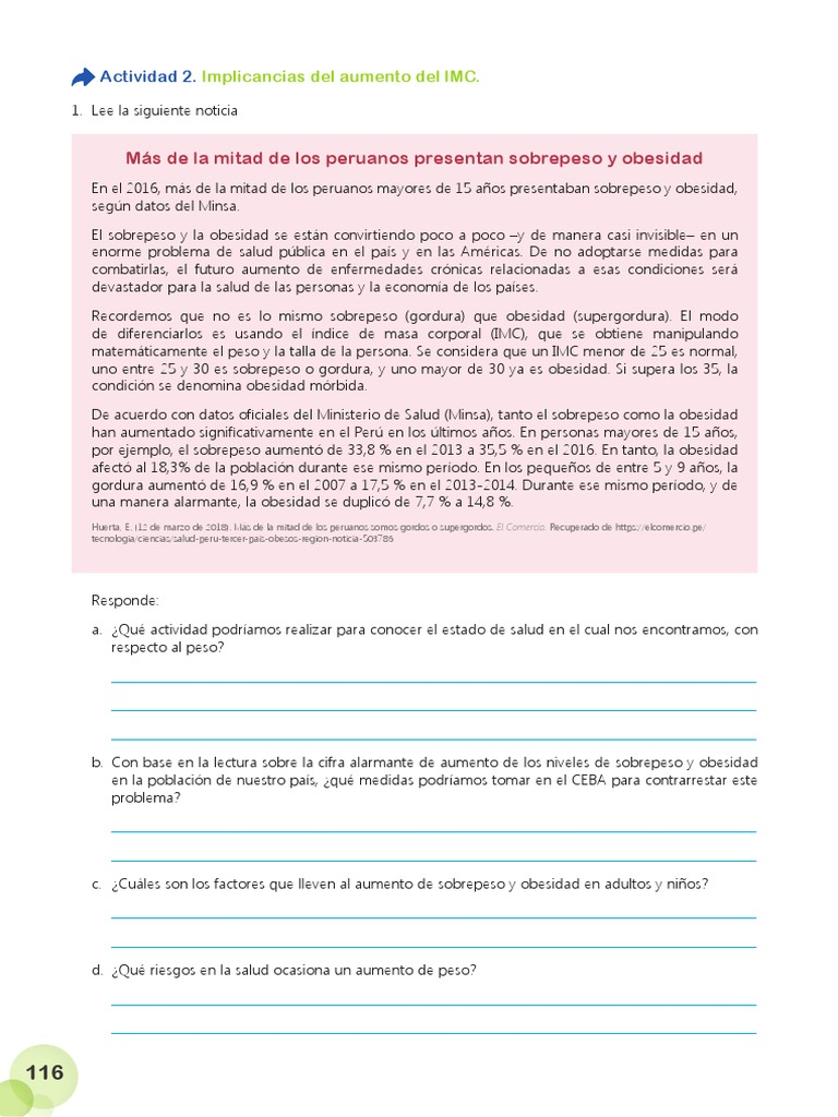 Portafolio - Actividad 4 - Ciencia Tecnología y Salud - Avanzado | PDF ...