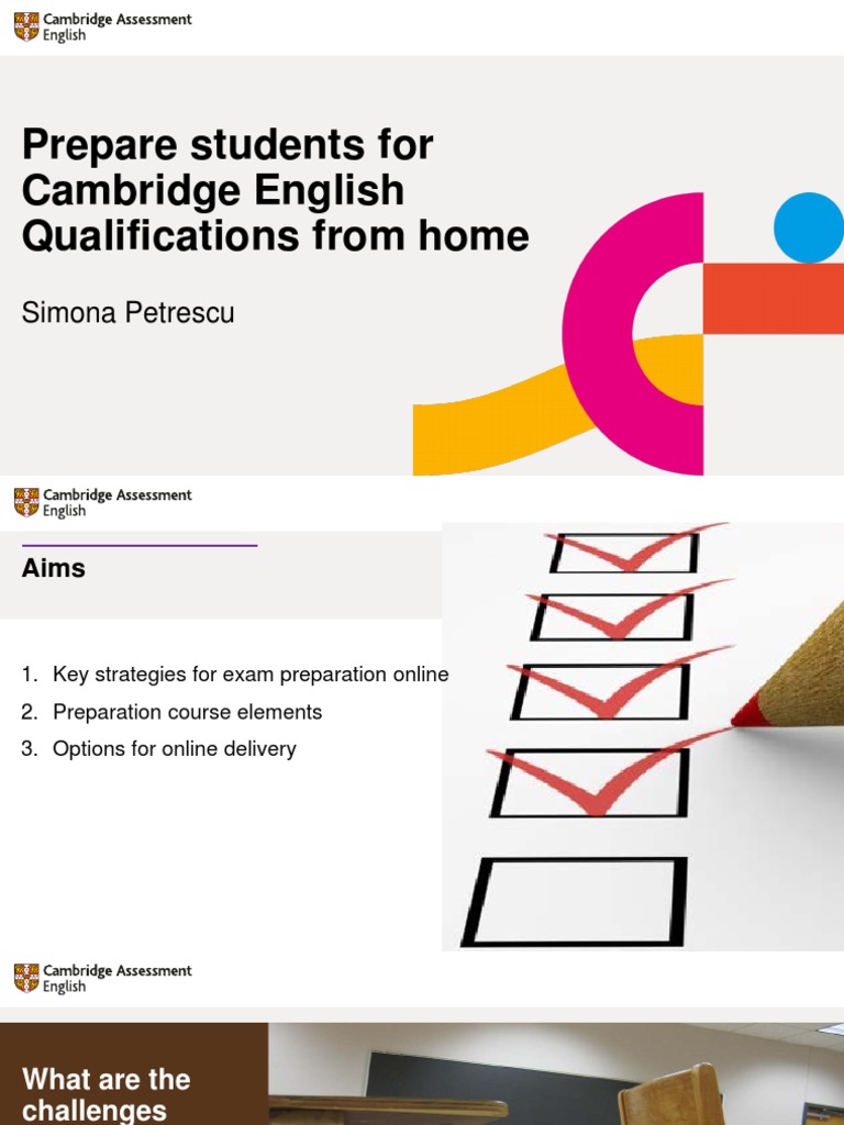 Prepare Students For Cambridge English Qualification From Home ...
