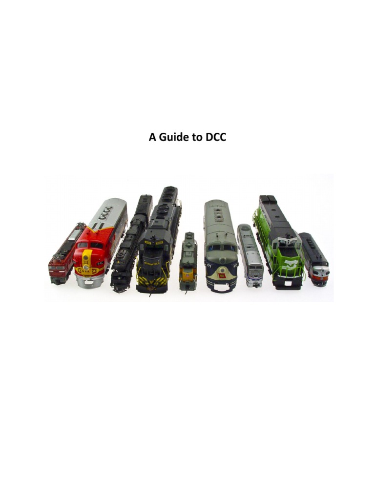 A Guide To DCC | PDF | Rail Transport Modelling | Electric Motor
