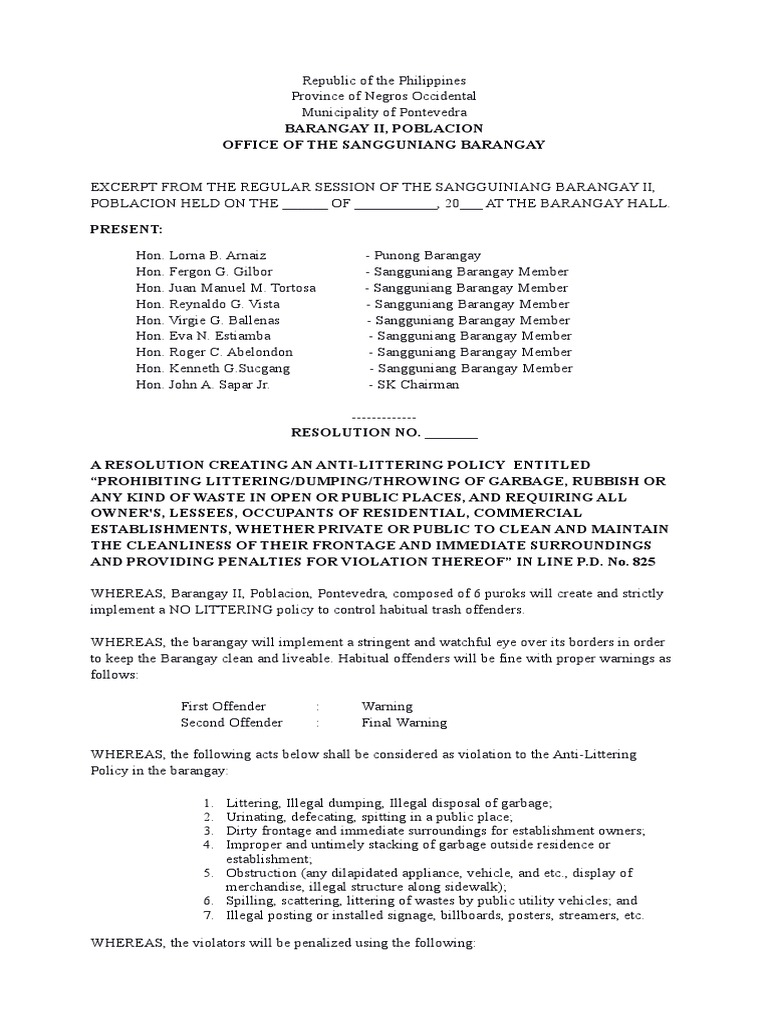 Anti-Littering Word | Download Free PDF | Justice | Crime & Violence