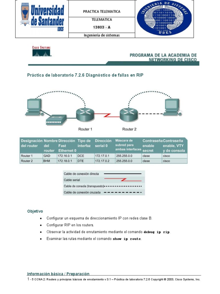 PRACTICA1C2 | PDF | Enrutador (Computación) | Dirección IP