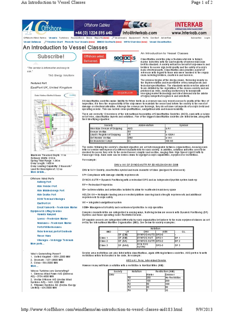 Vessels Classifications Symbols | PDF | Offshore Wind Power | Ships