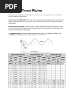 BSP Thread Chart | PDF | Building Materials | Mechanical Engineering