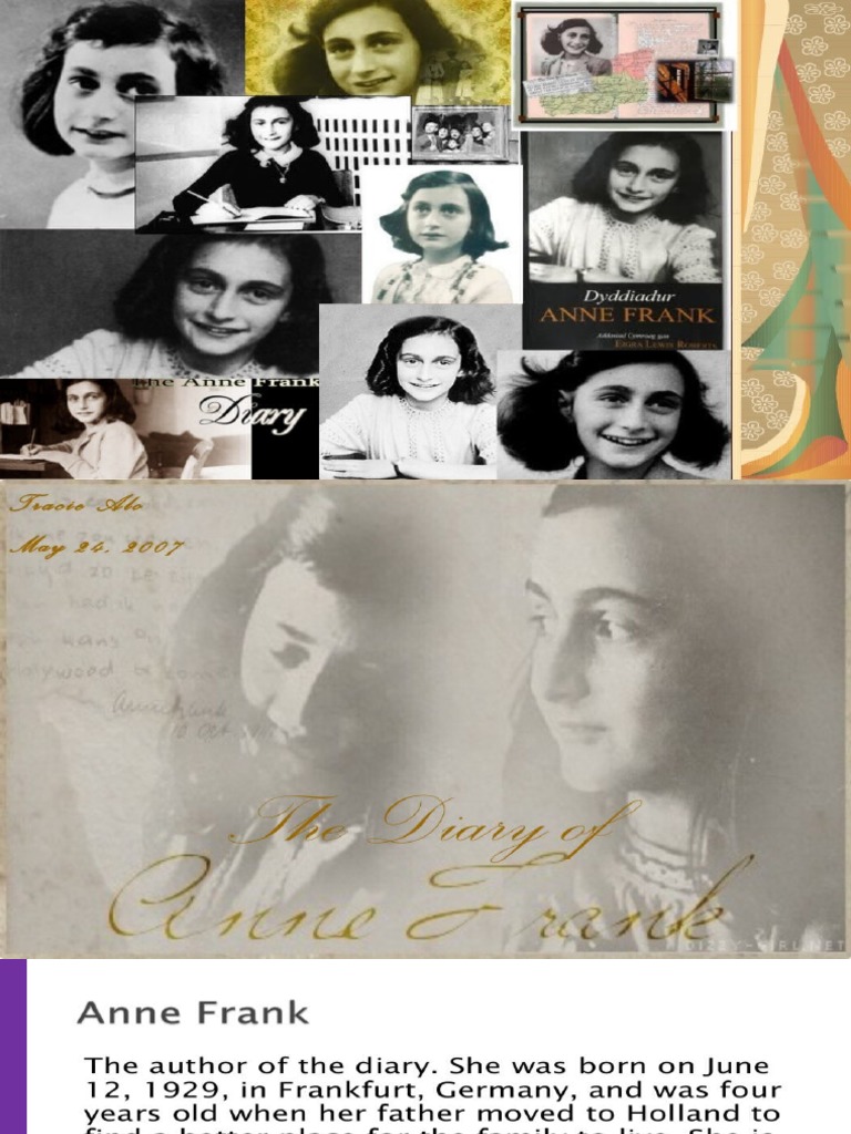 Anne Frank's Diary: A Personal Reflection | PDF | Self-Improvement ...