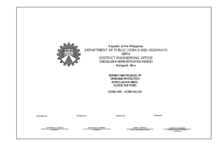 Abra Department of Public Works and Highways: Republic of The ...