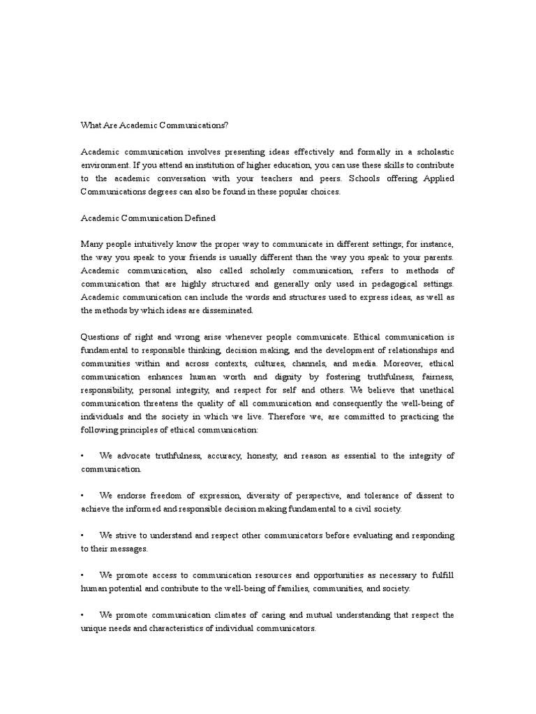 Purposive Communication Handouts | PDF | Nonverbal Communication ...