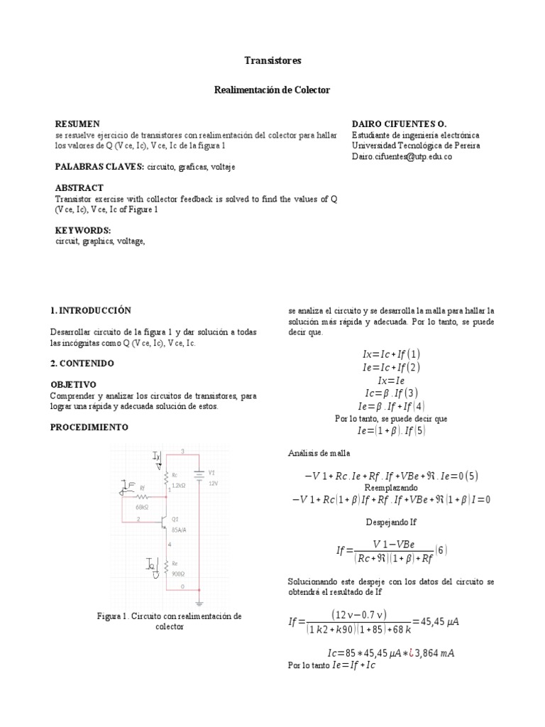 Transistores 1 | PDF | Transistor | Electromagnetismo