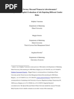 Gender Ads: Goffman's Analysis | PDF | Advertising | Gender