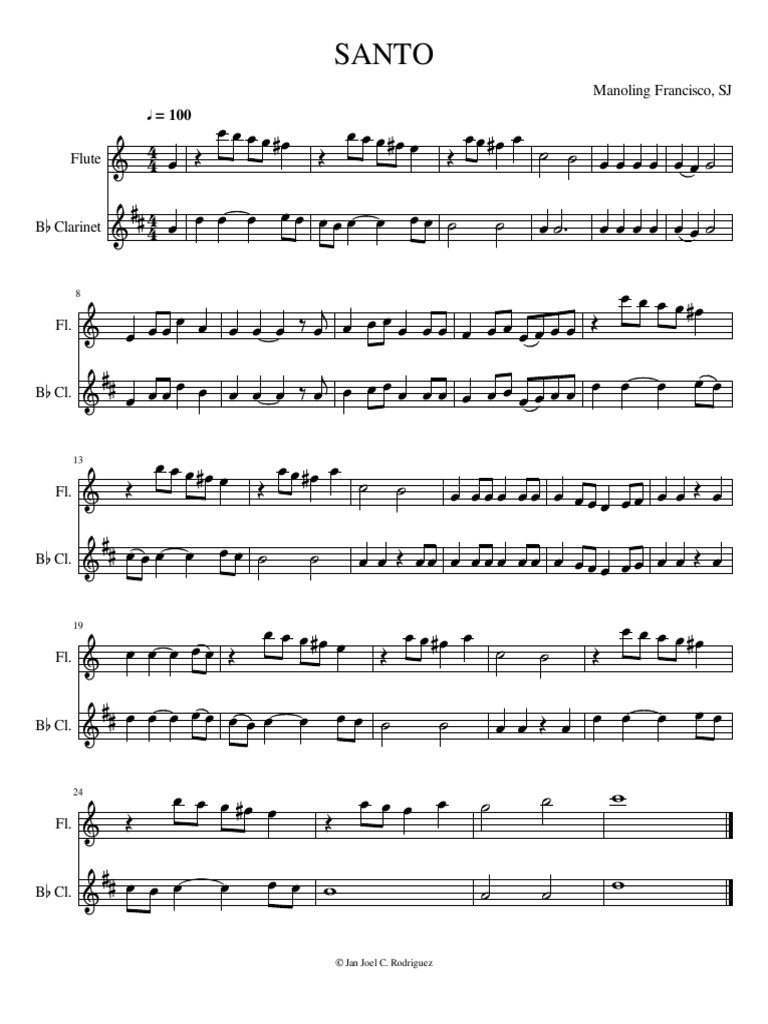 SANTO by Manoling Francisco | PDF