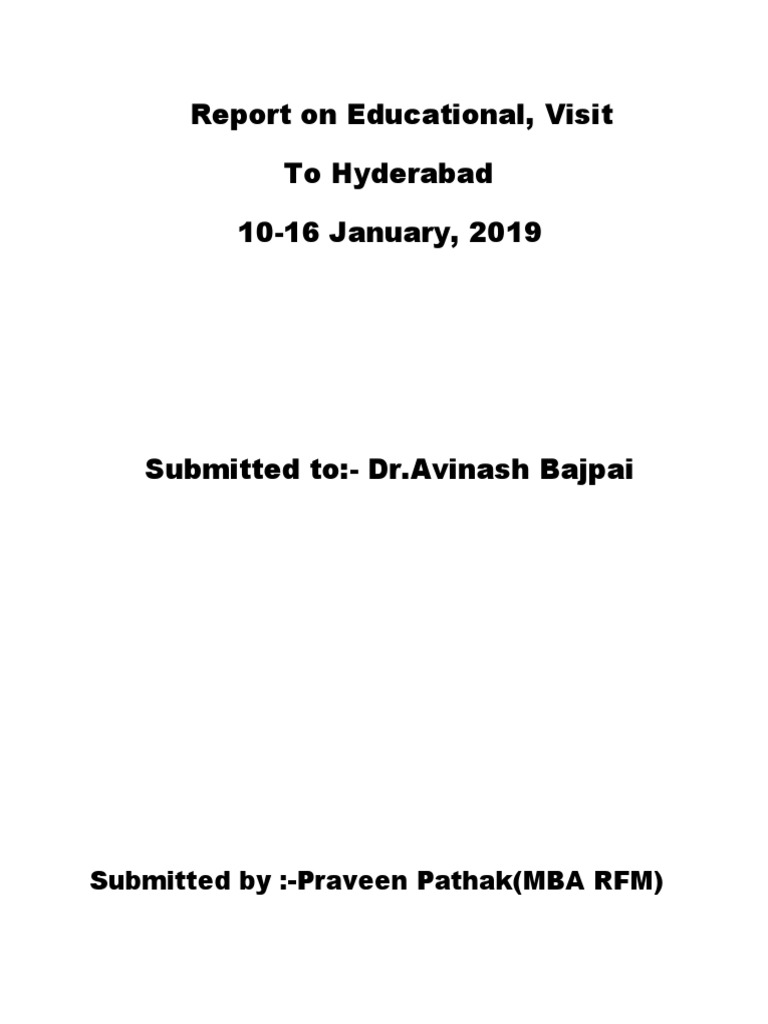 Report On Educational | PDF