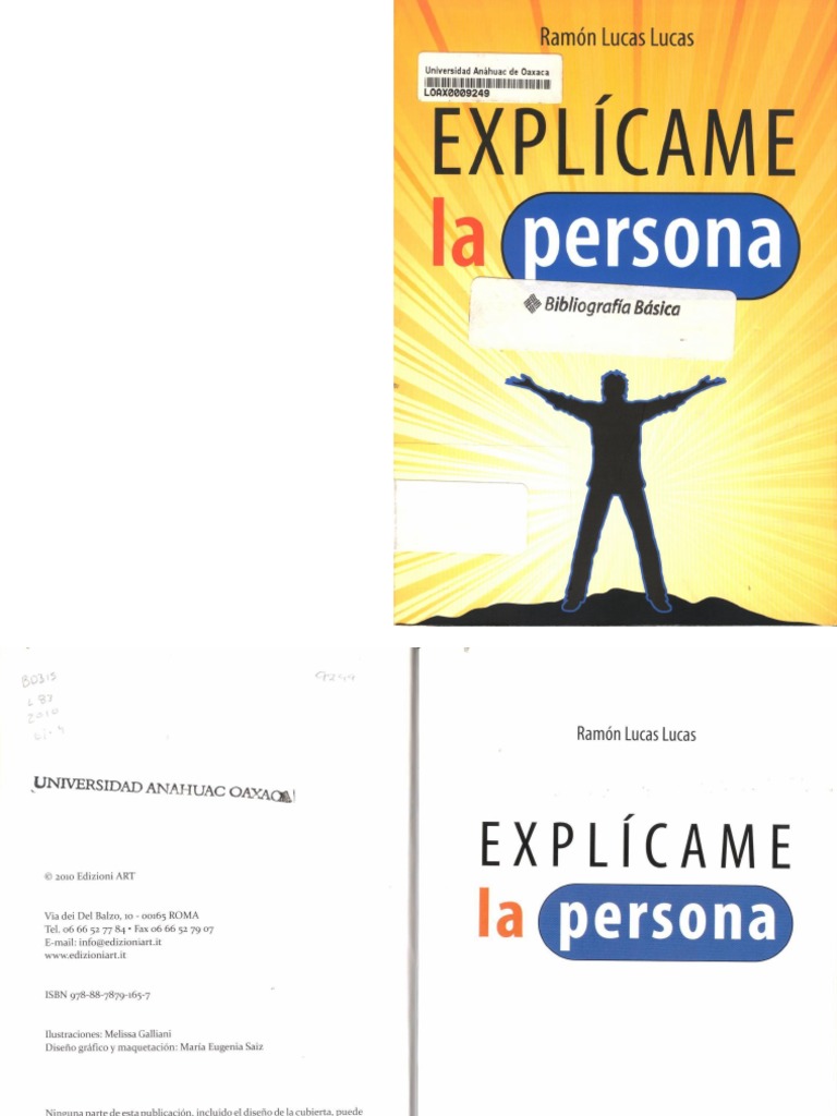 Explícame La Persona PDF | PDF