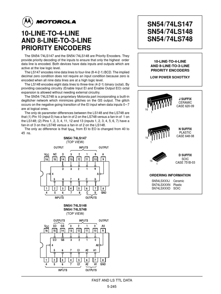 Datasheet 74247-48 | PDF | Binary Coded Decimal | Digital Electronics