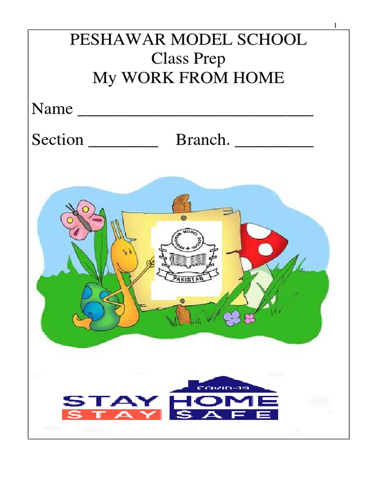 Peshawar Model School Class Prep My Work From Home Name - Section ...