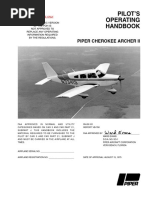 Piper Cherokee PA28-140 POH | PDF | Aviation