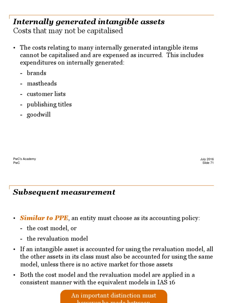 IAS 16 and IAS 38 - Analysis 3 | PDF | Intangible Asset | Accounting
