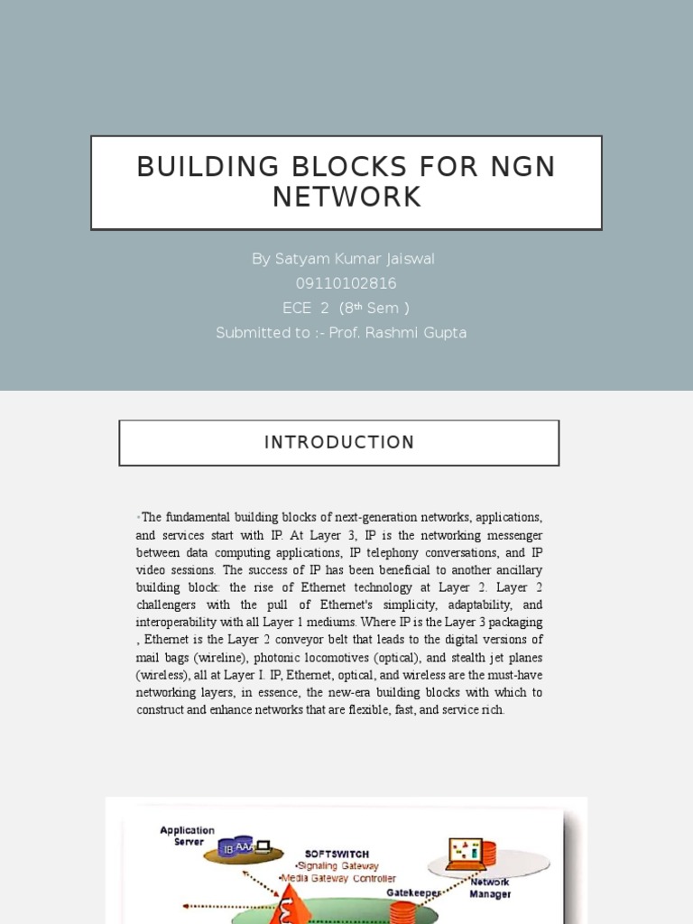 NGN Building Blocks Explained | PDF | Computer Network | Gateway ...