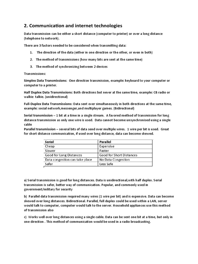 Communication and Internet Technologies | PDF | Hypertext Transfer ...