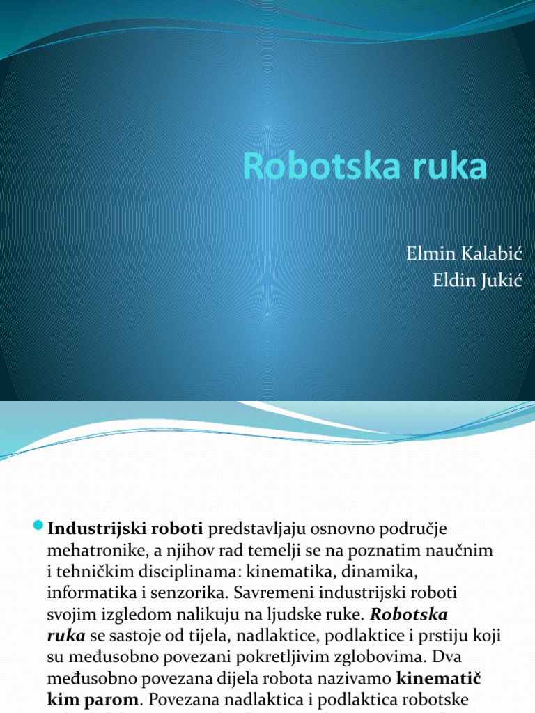 Robotska Ruka | PDF