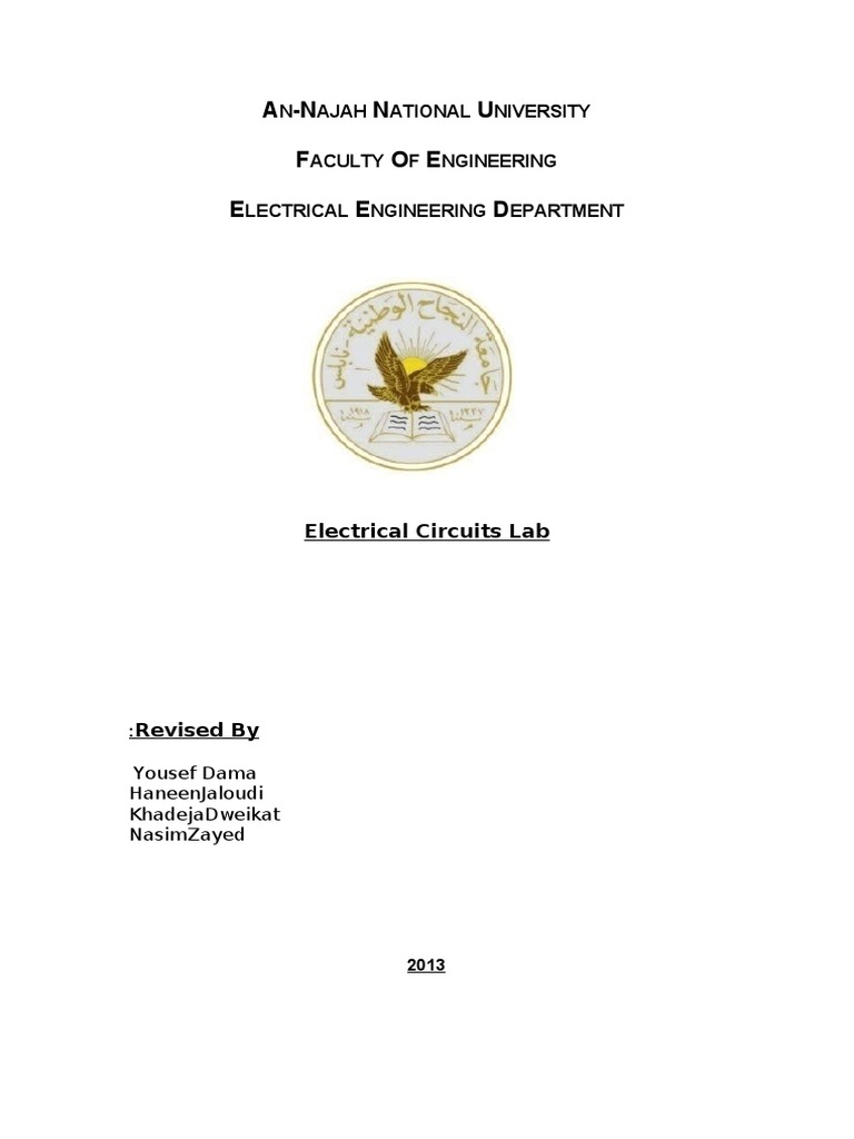 Electrical Circuits Final 2013 Rev 0 | PDF | Amplitude | Resistor
