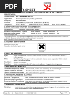 Mutual Solvent MSDS | PDF | Firefighting | Personal Protective Equipment