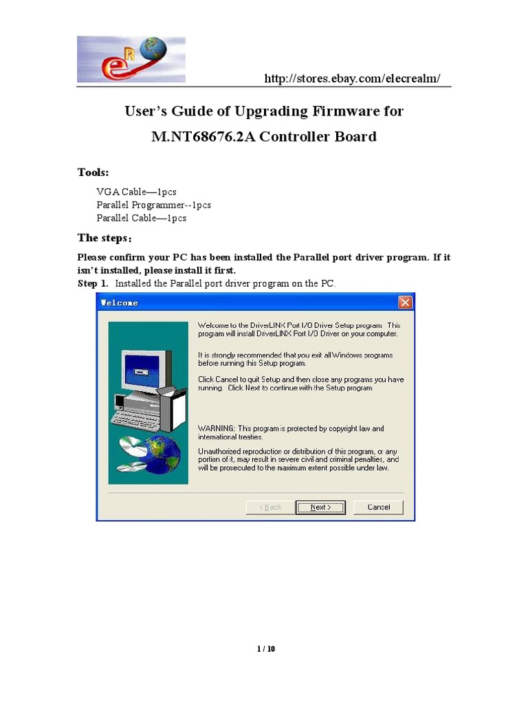 M.NT68676.2A Firmware Upgrade Guide | PDF | Computing Platforms ...