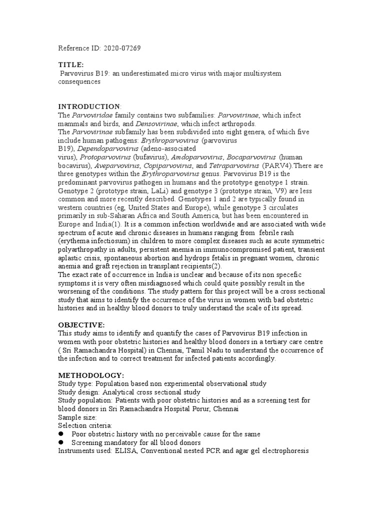 ICMR Abstract | PDF | Infection | Clinical Pathology