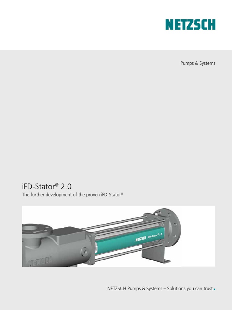 Sludge Transfer Pump - Netzsch Screw IFD-Stator 2.0 PDF | PDF | Pump ...