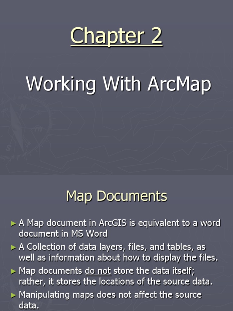 Working With Arcmap | Download Free PDF | Computing | Information Science