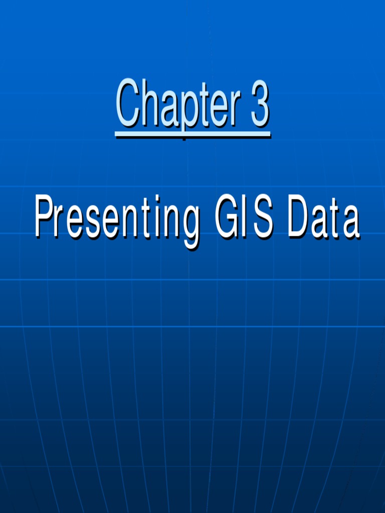 Presenting GIS Data | PDF | Level Of Measurement | Map