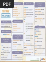 Pandas Cheat Sheet | PDF | Regular Expression | String (Computer Science)