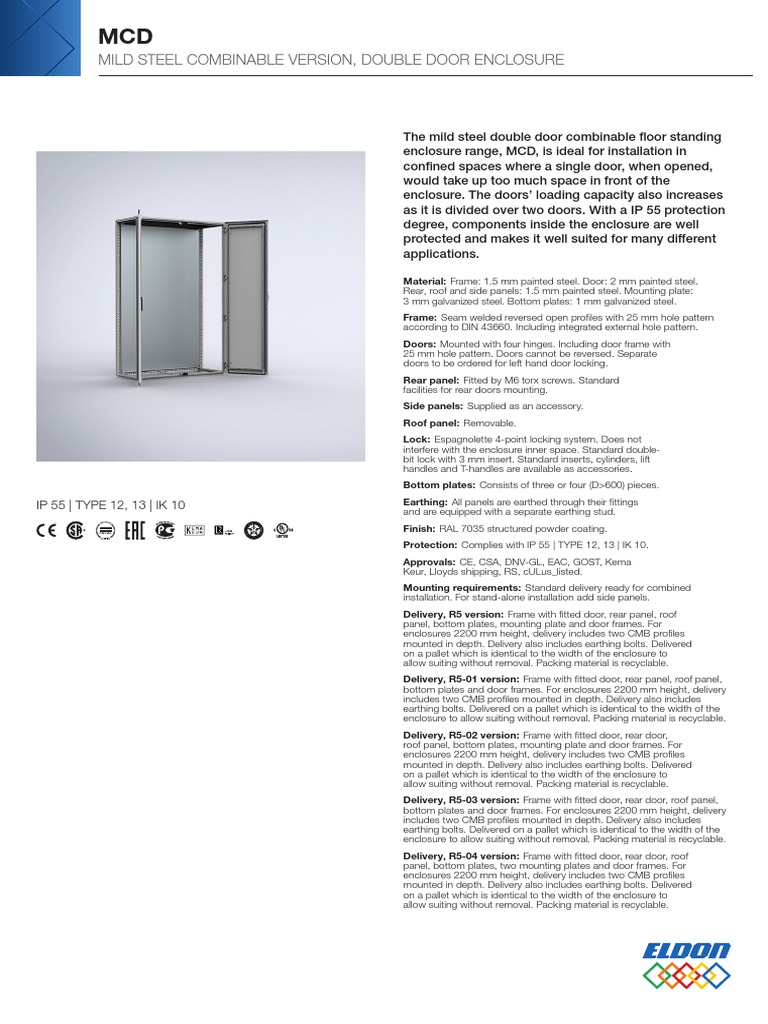 MCD (ENGLISH) .PDF Product Sheet | PDF | Door | Building Materials